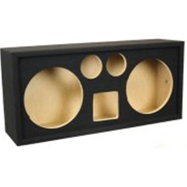 DeeJay 2X10HORN2TW Chuchera 2 x 10 in. 1 Horn with 2 Tweeters Empty Car ...
