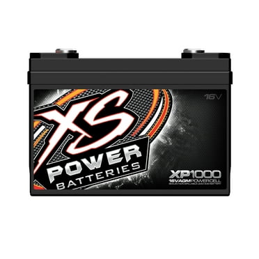 XS Power D1600 16V 2400 Amp AGM Battery with 3/8 Stud Terminal ...