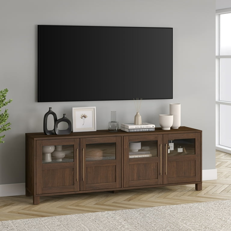 Holbrook Rectangular TV Stand for TV s Up to 75 Alder Brown