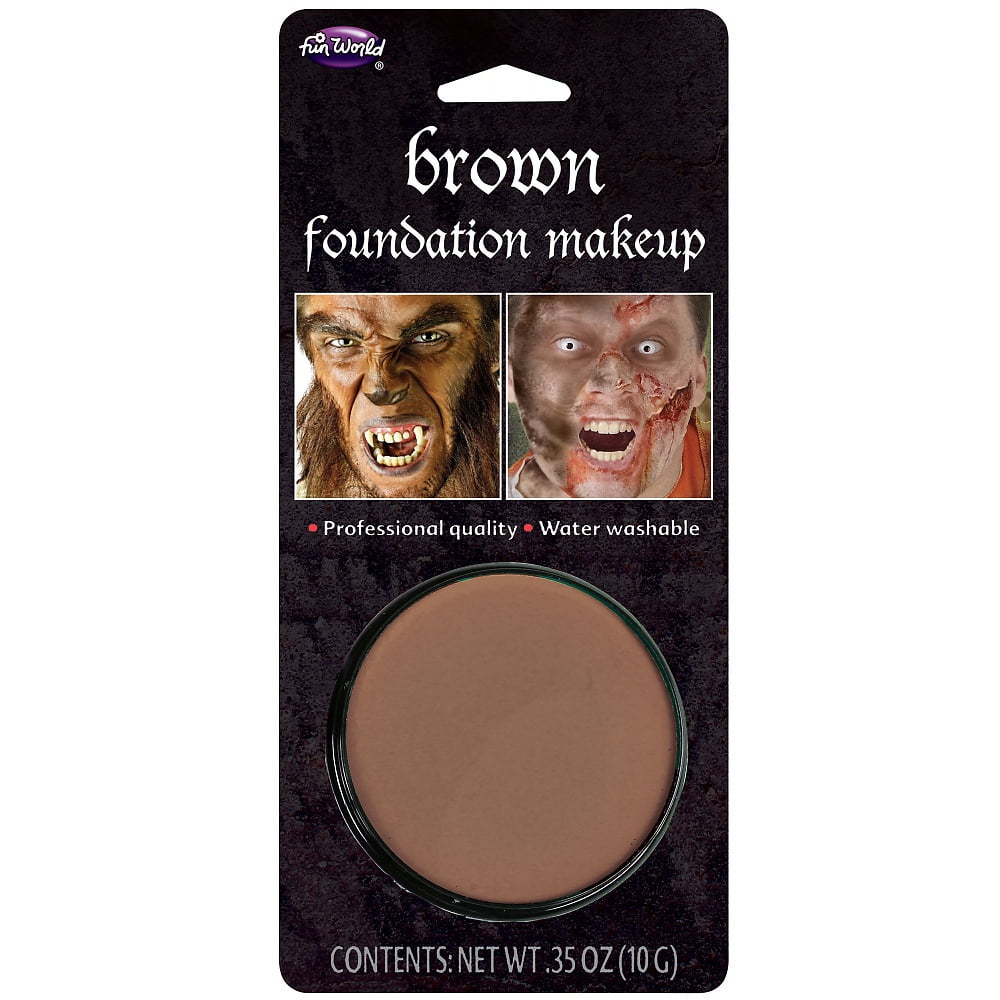Foundation Makeup Adult Costume Makeup Brown - Walmart.com