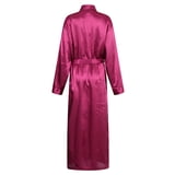 Richie House Men's Satin Robe Bathrobe RHM2840 - Walmart.com