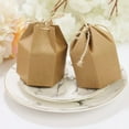 Raindrops 50 Pcs Hexahedron Candy Boxes Kraft Paper Sugar Containers ...