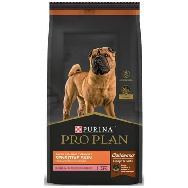 Alimento Para Perro Pro Plan Sensitive Skin Optiderma Adulto Raza ...