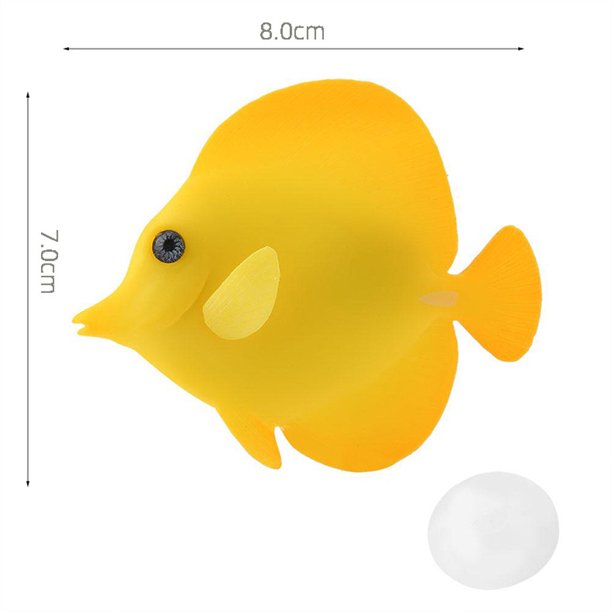 Simulation Fish Colored Tropical Fake Fish Funny Artificial Luminous ...