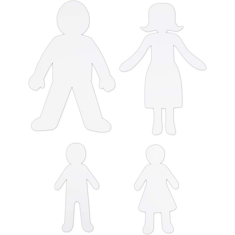 Blank Papercraft Person Template