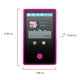 Ematic 2.4" 8GB Touchscreen MP3 Video Player with Bluetooth MP3, Pink ...