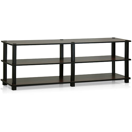 Furinno Tst No-tools 3-Tier Wide Shoe Storage Rack, Dark Brown/Black ...