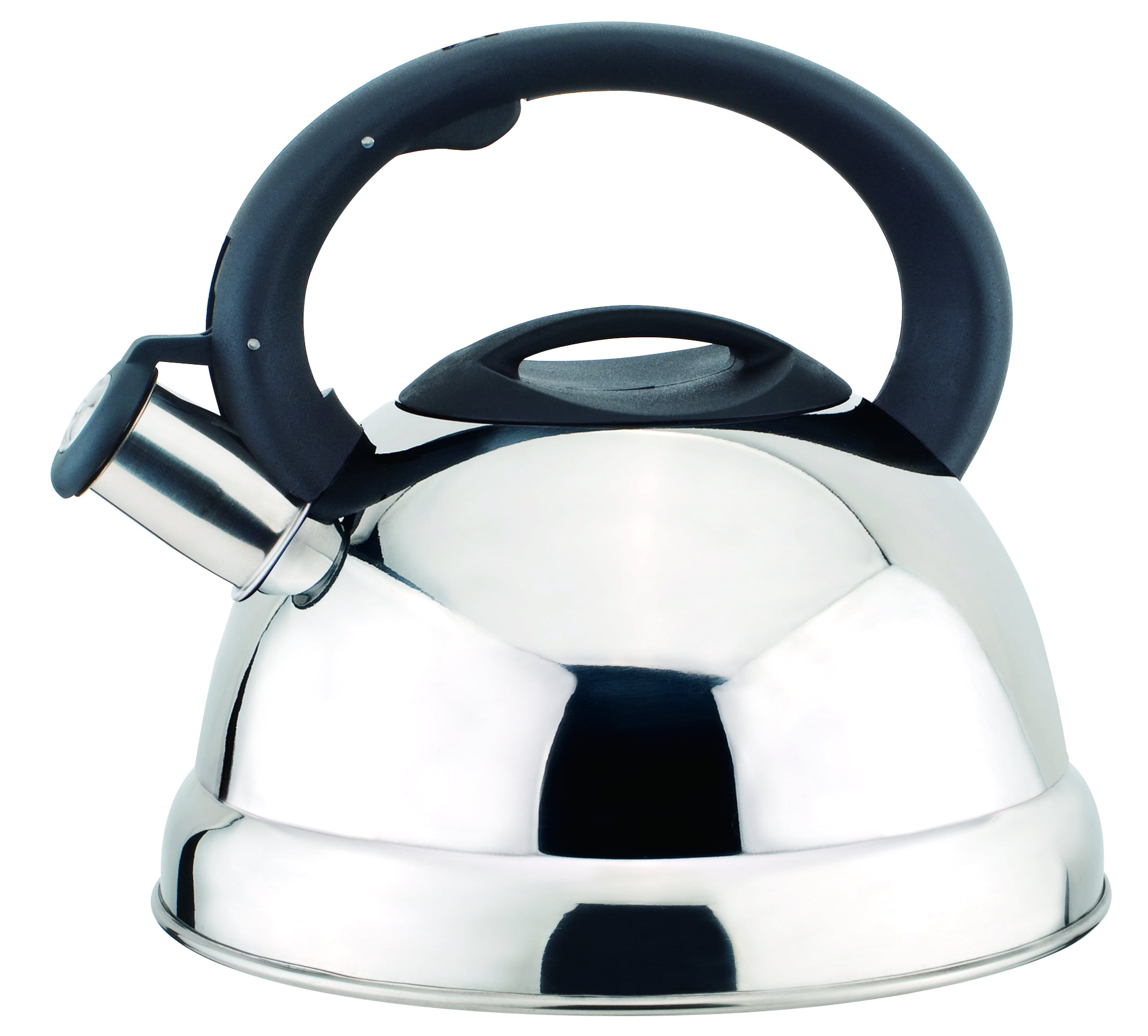 Kitchen Sense Stainless Steel Whistling Tea Kettle 3 Liter With Nylon ...