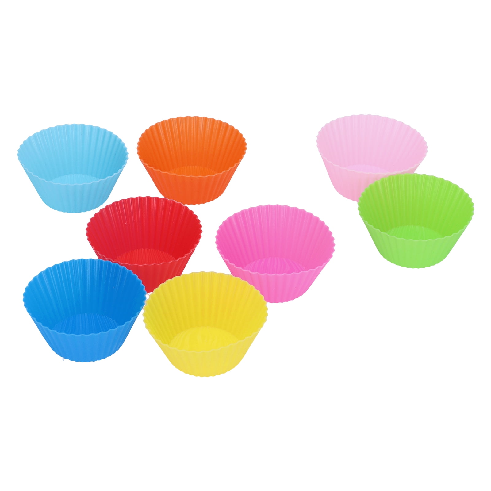 Click here for Viferr Baking Cup 8pcs Set 7cm/2.8in Silicone Sili... prices