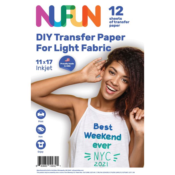 Heat Transfer Paper For Light Fabrics 11x17 Walmart Walmart heat-transfer-paper-for-light-fabrics-11x17-walmart-walmart