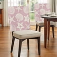 Chair Covers Set of 4 Starfish Sea Shells Chair Slipcover Protector ...
