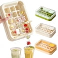 One-Press Ice Cube Mold Tray with Detachable Design, Easy Release 15 ...