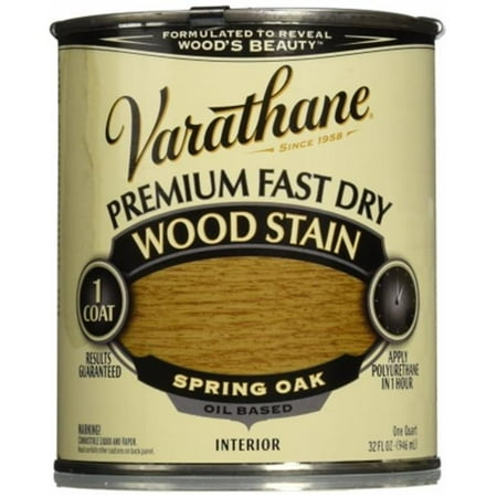 Varathane 262004 1 Quart Spring Oak Fast Dry Wood Stain | Walmart Canada