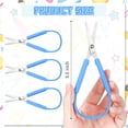 10 Packs Loop Scissors for Kids 5.5 Inches Grip Self Opening Adaptive ...
