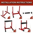 Bulgarian Split Squat Stand With 11-Level Single Leg Squat Roller ...