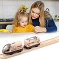 Electric Remote Trains Toy for Wooden Track, Remote Control & Motorized ...