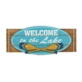 Welcome To The Lake Rustic Wooden Sign - Walmart.com