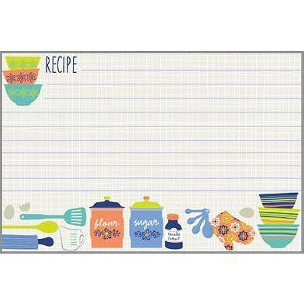 Kitchen Baking Recipe Cards - 4in. x 6in. - 20 Pack (561/5126 ...