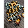 Cool Patch, 1-pc, "The Plug" Jacket Patch, Iron-on Embroidered Patch ...