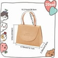 20 Set Foldable Kraft Paper Candy Gift Box Handbag Shaped Candy Storage ...