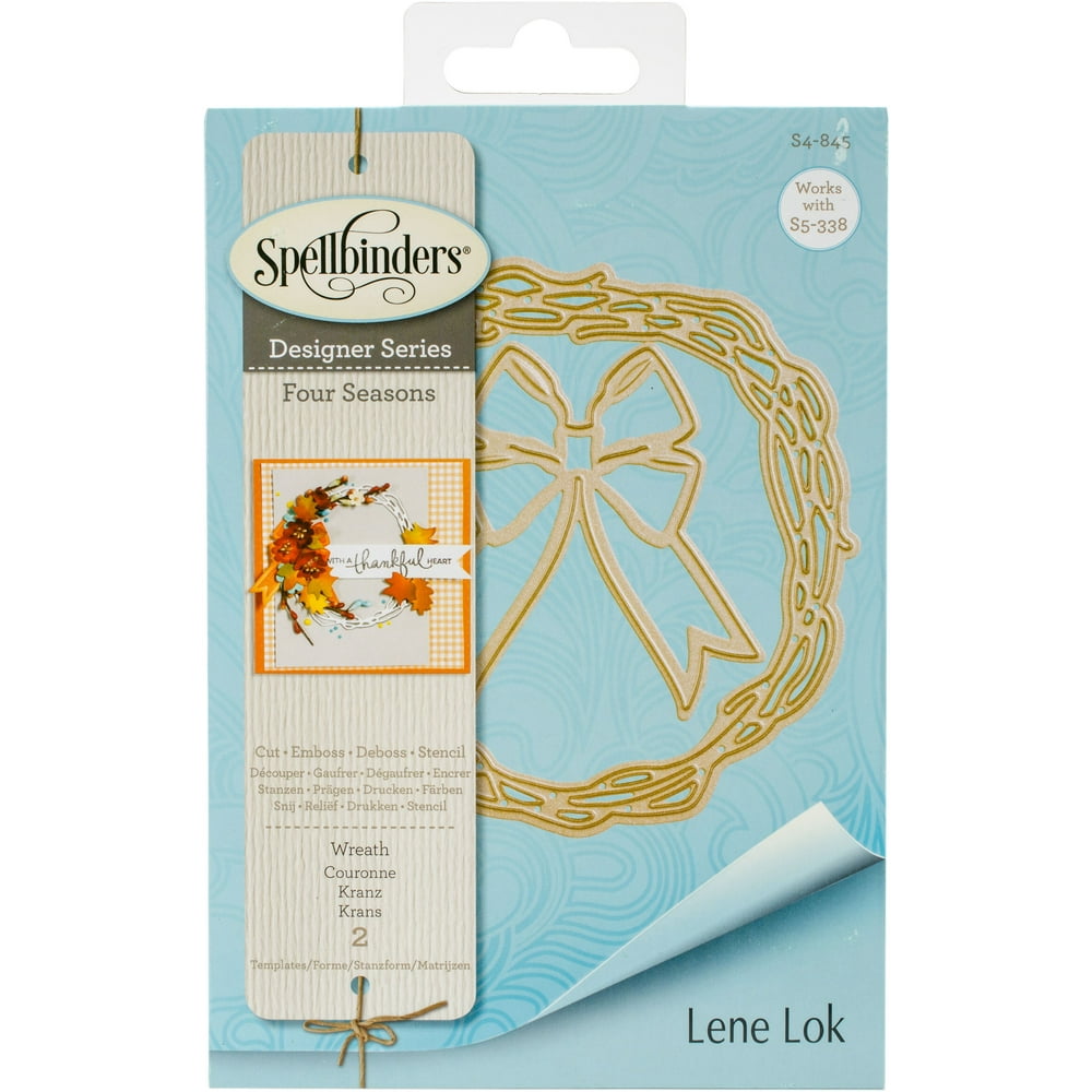 Spellbinders Shapeabilities Dies By Lene Lok-Four Seasons-Wreath ...