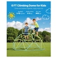 Climbing Dome 6FT Geometric Climber, 600LBS Capacity Indoor/Outdoor ...