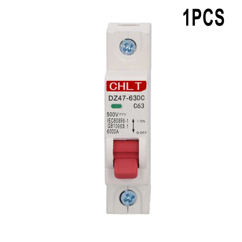 Fule 1PCS DC Circuit Breaker DC 500V Unipolar MCB Solar PV 10 16 20 32 ...