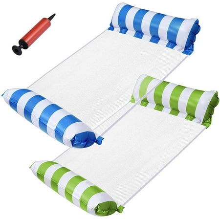 Pool Hammock Floats for Adults - 4 in 1 Multi-Purpose Water Hammock ...
