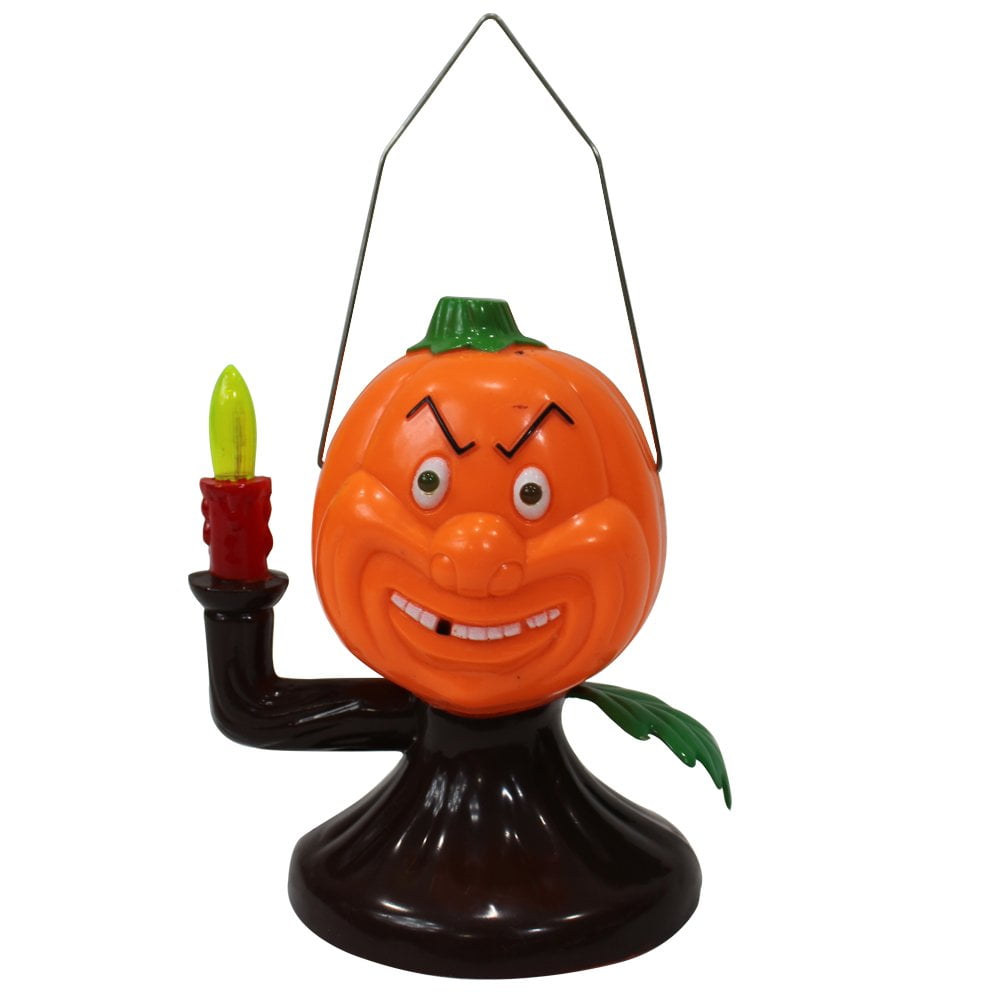 Halloween Electric Pumpkin Ghost With Lights and Scary Sounds Perfect ...