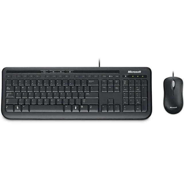 Microsoft Wired Keyboard 600 (Brazilian - Portuguese) and Mouse Bundle ...