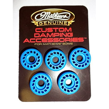 Genuine Mathews Solocam Archery Mini Harmonic Dampers Blue 5-Pack ...