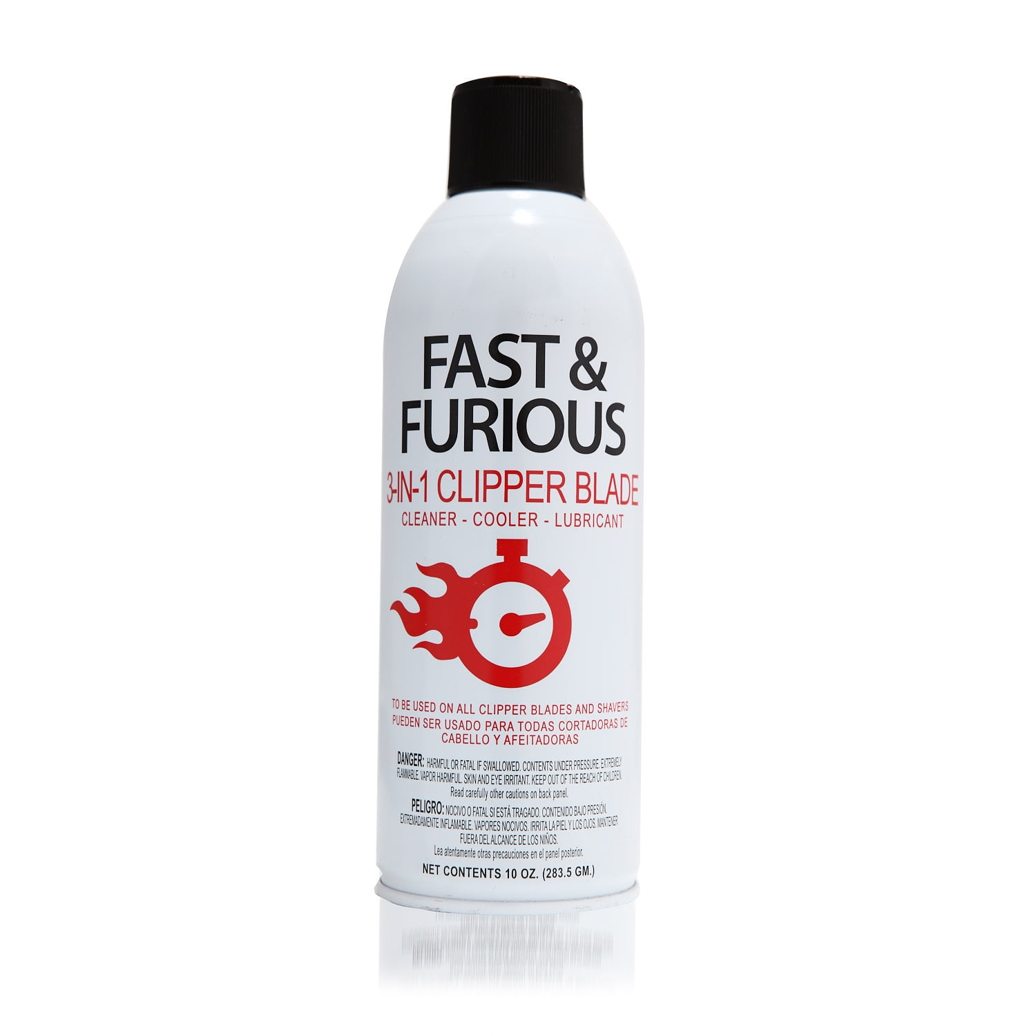 Fast & Furious 3 In 1 Clipper Blade Spray Clean Cool Lube 10oz,Pack of ...