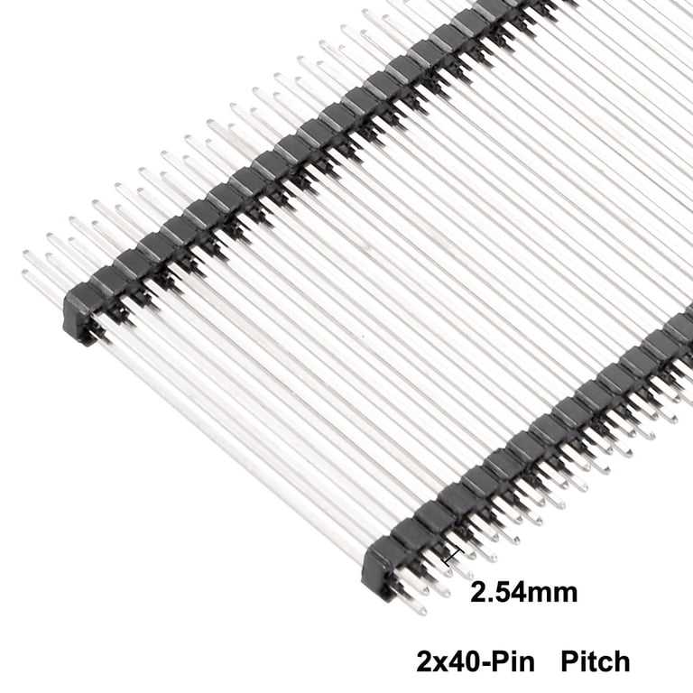 Male Header Pin Header Male 2 X 40 Pin RM 2.54mm Straight Short Pin ...