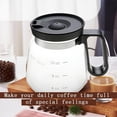 16 Oz Glass Coffee Mug Coffee Pot Style, Clear Glass Coffee Pot Mugs ...