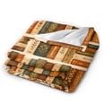 Book Lover Blanket Gift Throw Blanket Fall Autumn Bookshelf Cozy ...