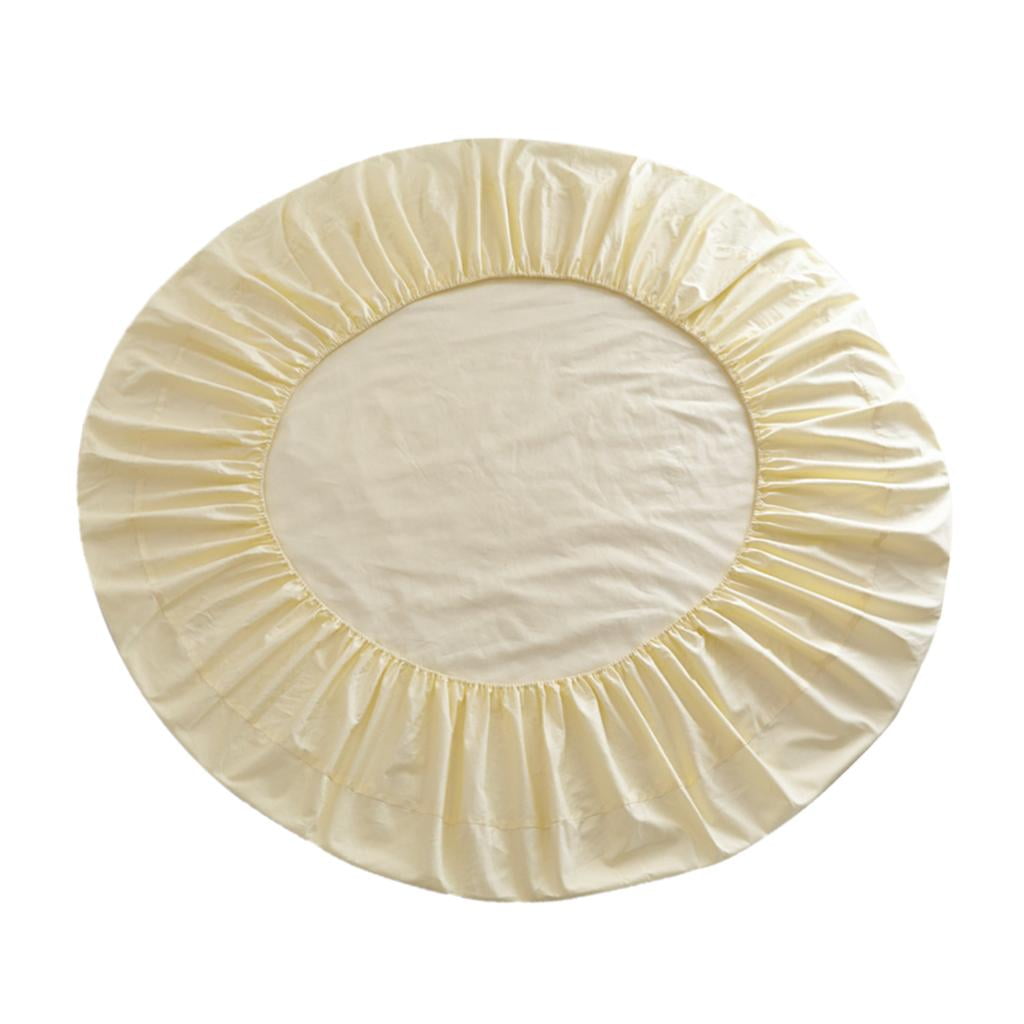 Click here for Tnarru 200cm Dia Round Bed Elastic All Around Fitt... prices