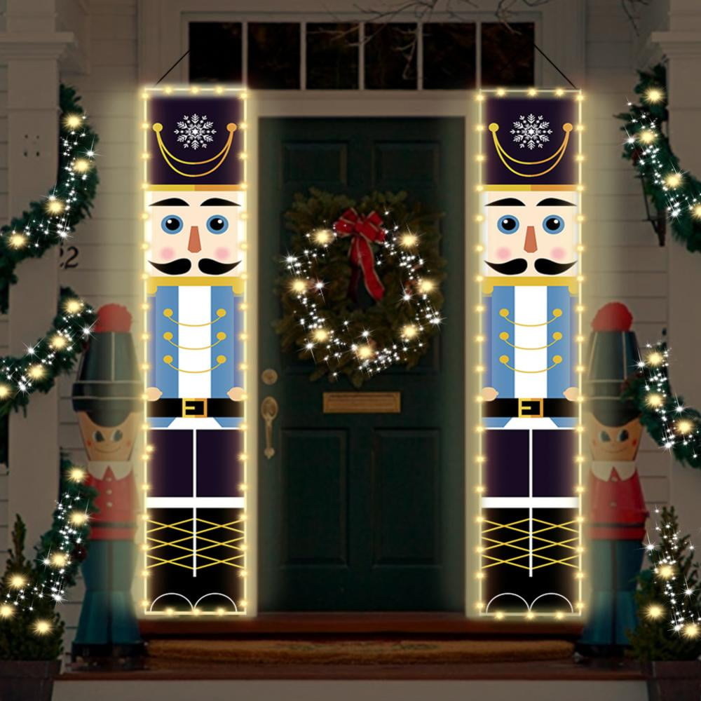 Light Up Indoor Outdoor Merry Christmas Banner with Led String Light ...