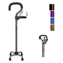 KingPavonini Walking Cane for Women Men, Quad Support and Balance ...