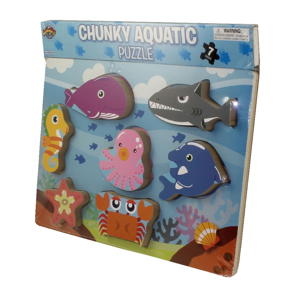 Novelty Toy - CHUNKY AQUATIC PUZZLE ( 7 pieces ) - Walmart.com