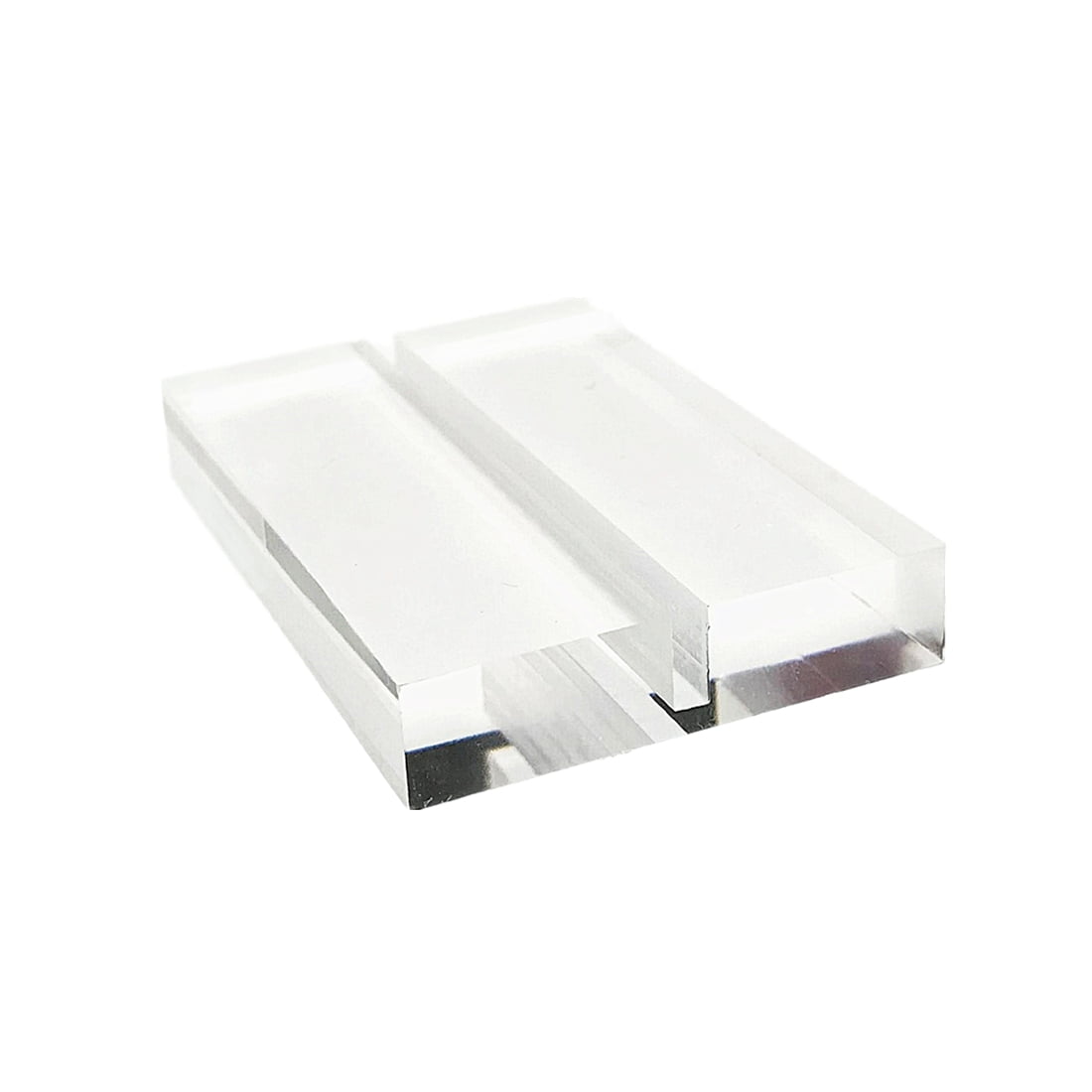 UNIQOOO 3" Clear Acrylic Stand |3mm Slot Wedding Sign Holders, Perfect ...