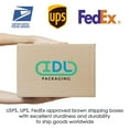 IDL Packaging Flat Corrugated Shipping Boxes 12"L x 12”W x 4"H (Pack of ...
