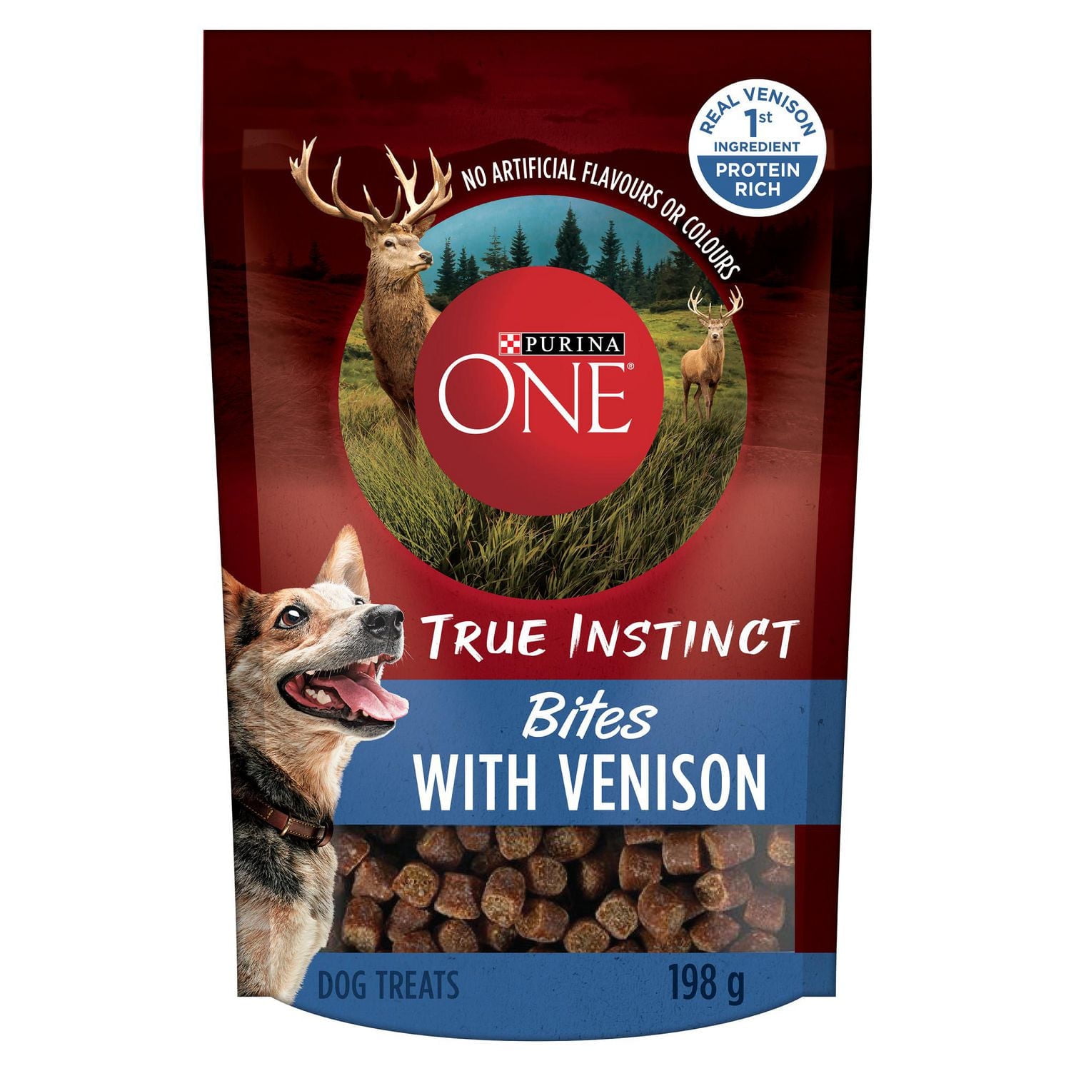 Click here for Purina One True Instinct Venison Bites  Dog Treats... prices