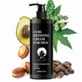 Men's Curl Defining Cream, Hydrating Leave-In Styling Cream for Wavy ...