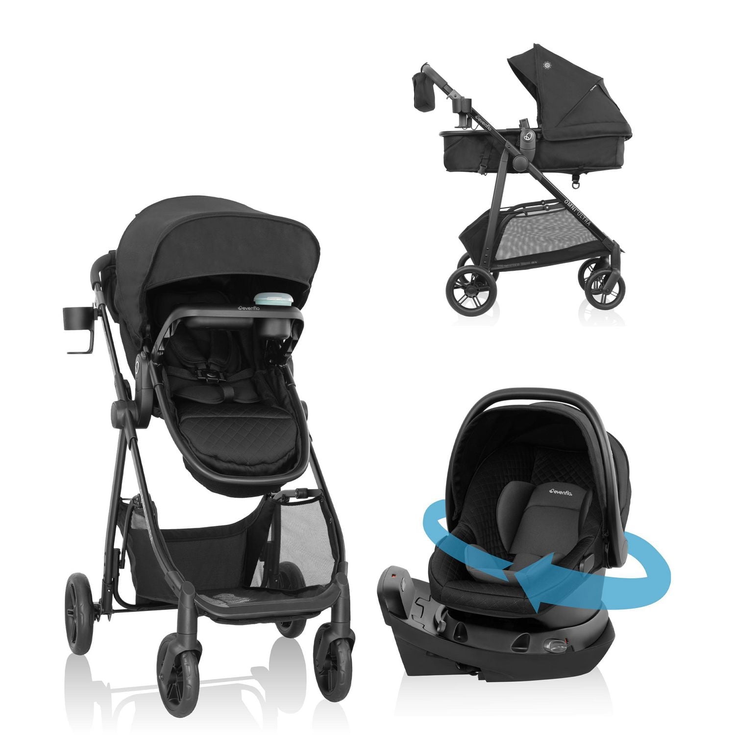 Click here for Evenflo Omni Ultra Travel System With Revolve180 L... prices