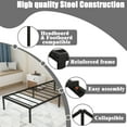 Mavesmog 18 Inches Twin XL Size Bed Frames, Heavy Duty Metal Extra Long ...