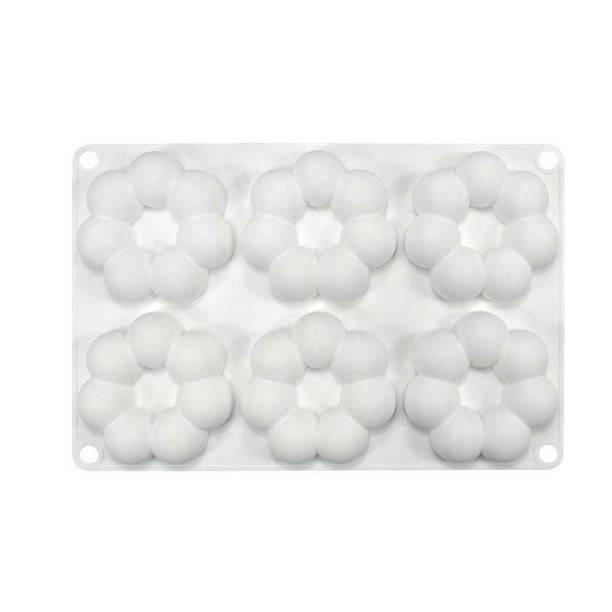 6 Cavities Pedal Silicone Mold Party Making Cake Decorating Molds ...