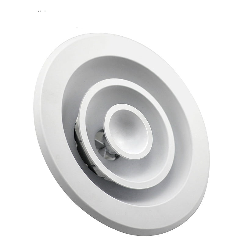 Adjustable removable ceiling round diffuser 200mm/300mm diam air vent ...