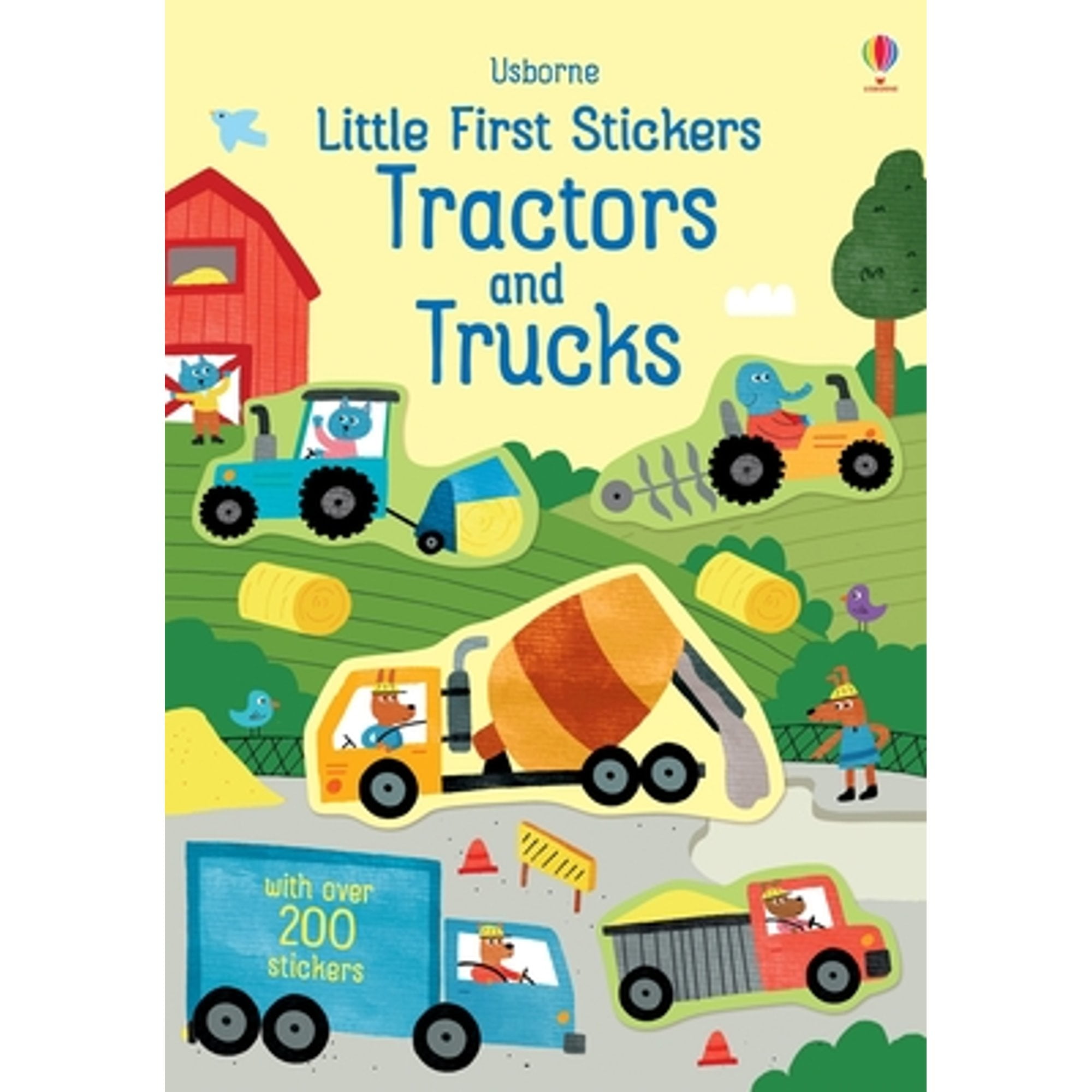 Pre-Owned Little First Stickers Tractors and Trucks (Paperback ...