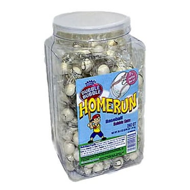 Homerun Baseball Gum Balls 3 lb. Bulk Bag - Walmart.com