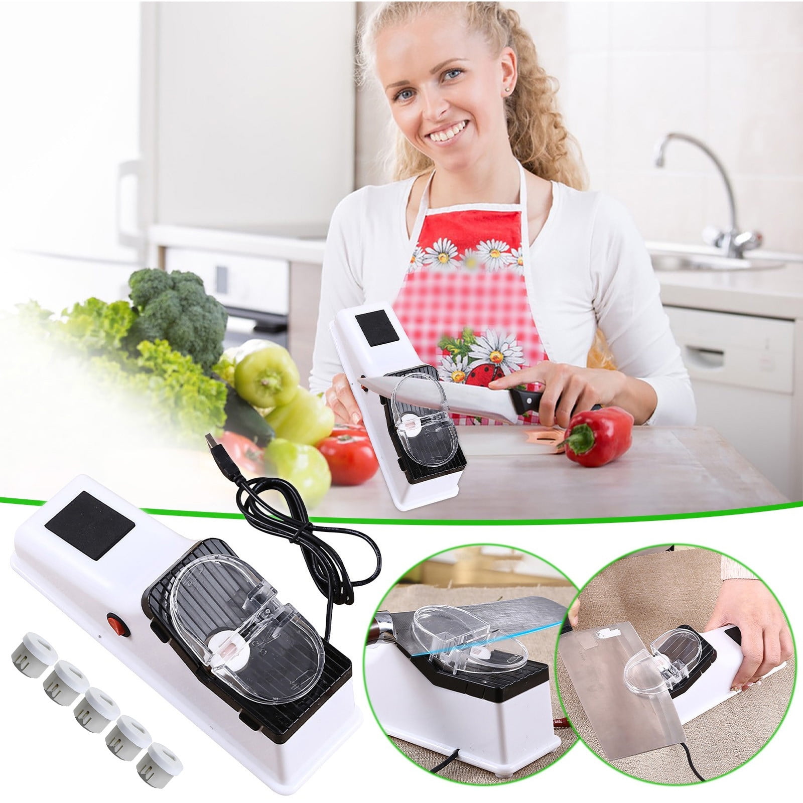 Click here for Birdeem Electric Knife Sharpener double Sided Usb... prices
